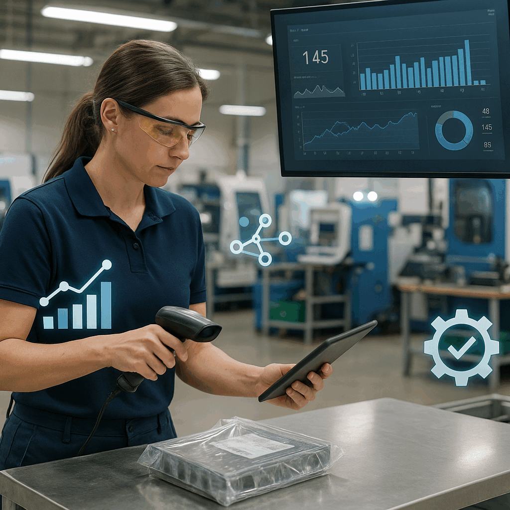 Operational data collection in production - Selfbits GmbH